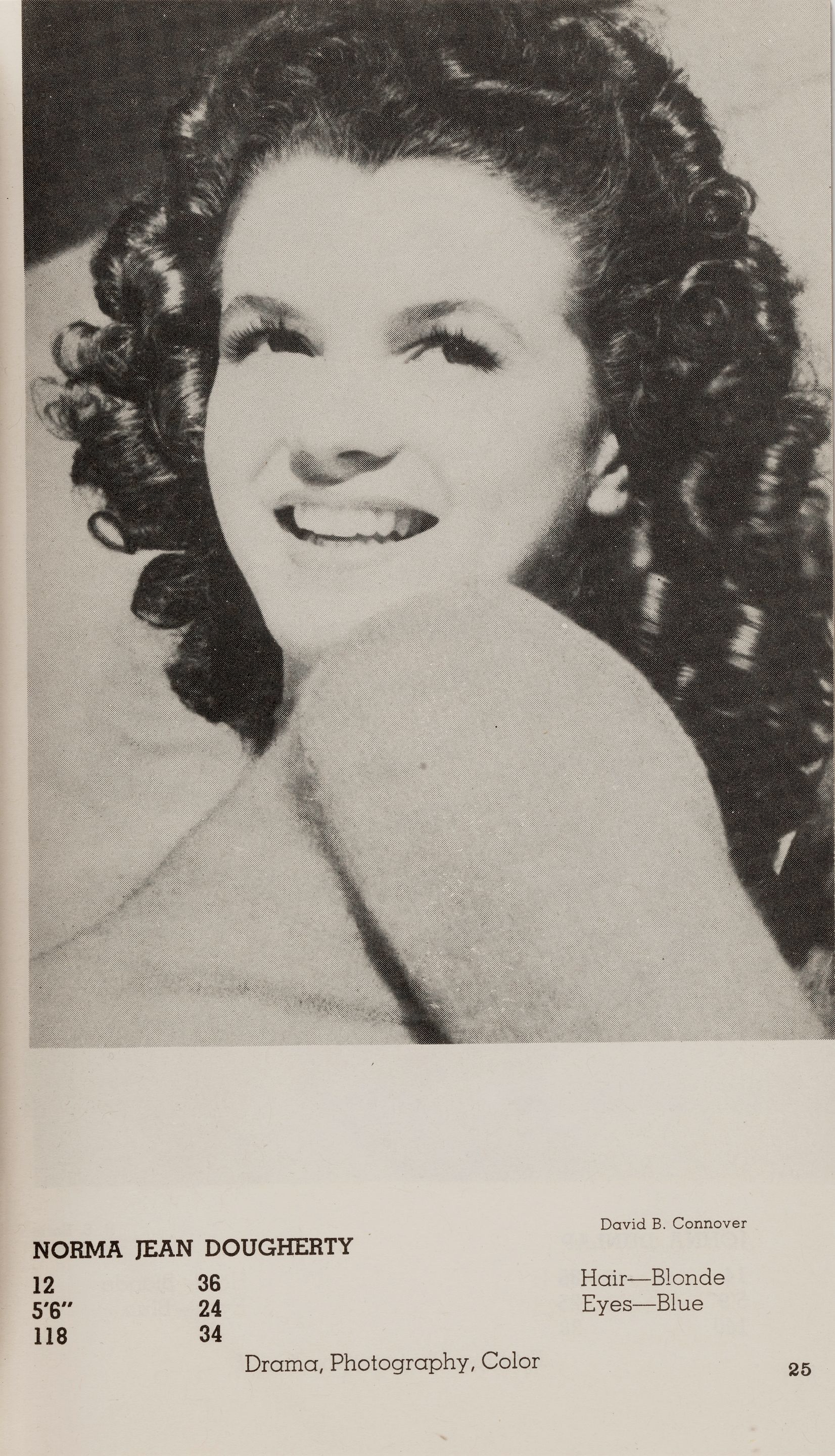 Bonhams : A Marilyn Monroe 1945-1946 Models Bluebook