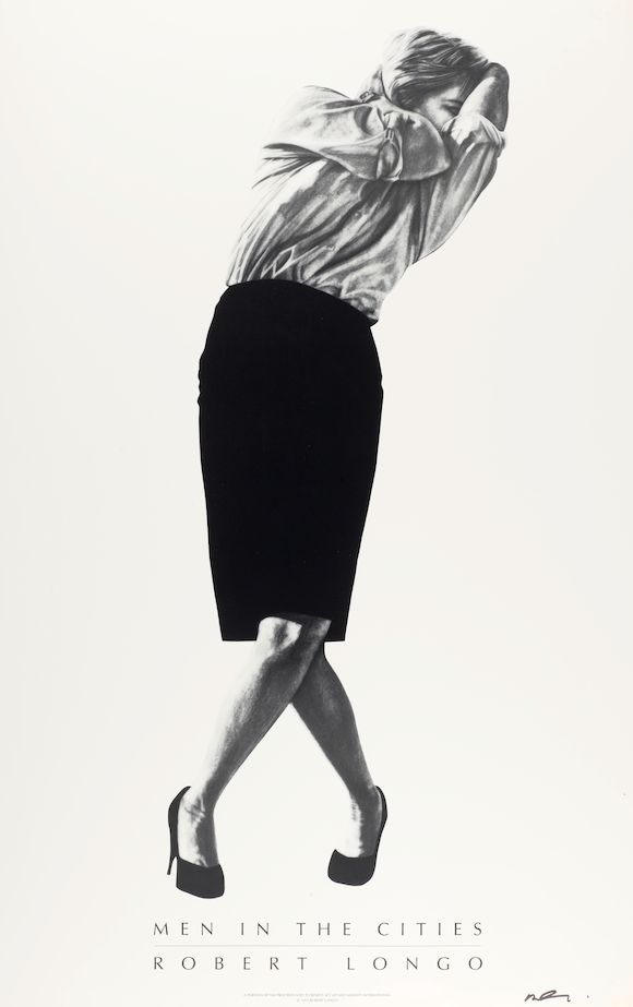 Bonhams : After Robert Longo (born 1953); Cindy, from Men in the Cities;