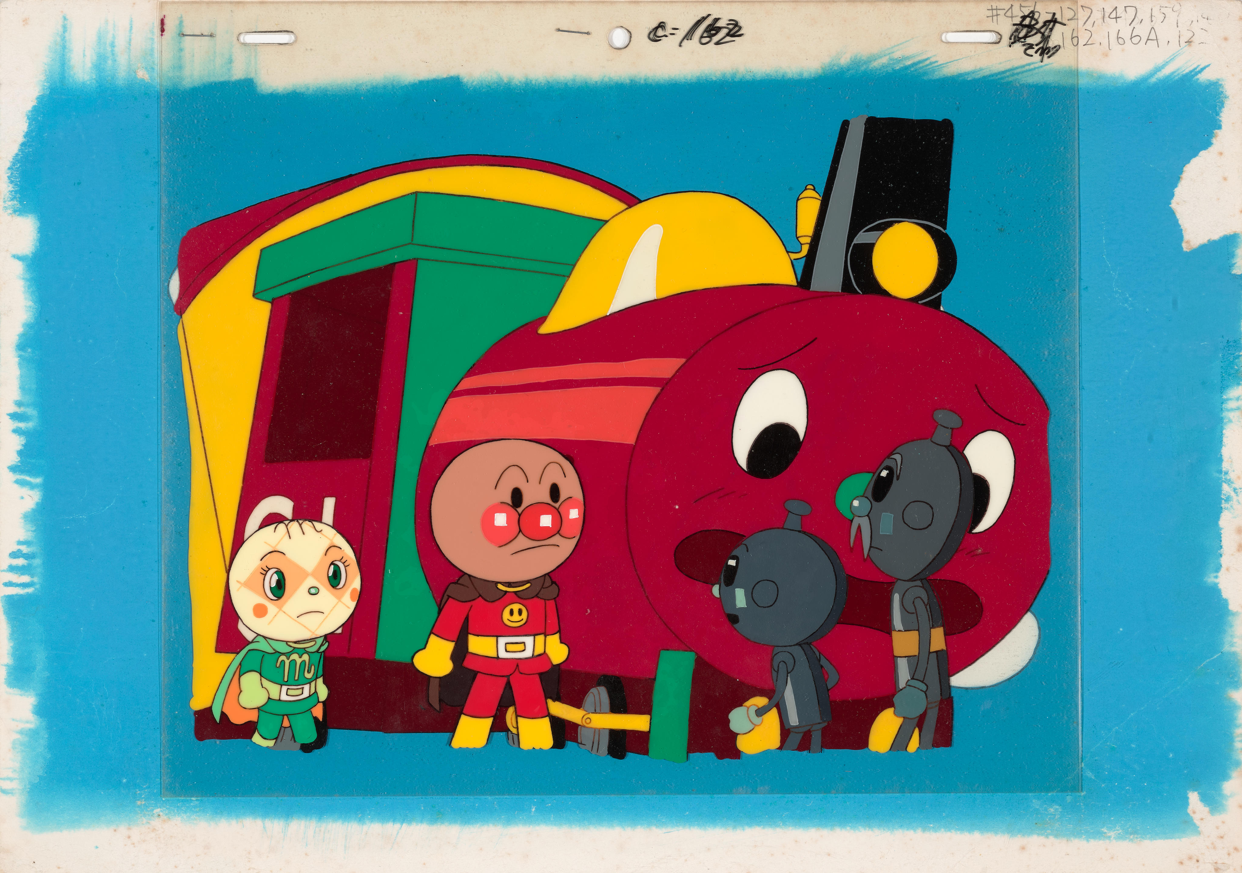 Soreike! Anpanman, Anpanman, Melonpanna, SL Man, Grandpa Kotetsu Jisan ...