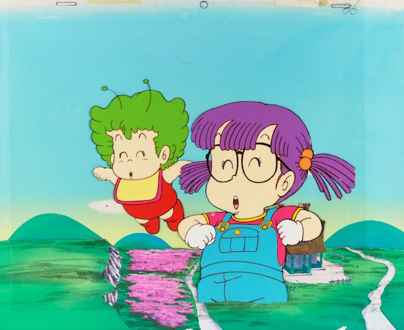Bonhams : Dr. Slump, Arale Norimaki & Gatchan (Gajira Norimaki), Toei ...