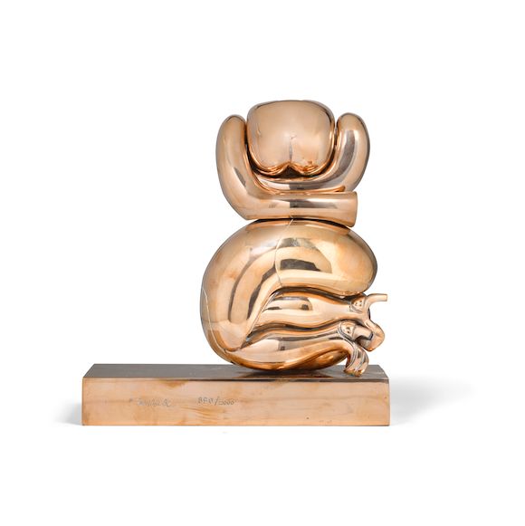 Bonhams : MIGUEL BERROCAL (1933-2006) La Totoche 1972 gilt bronze ...