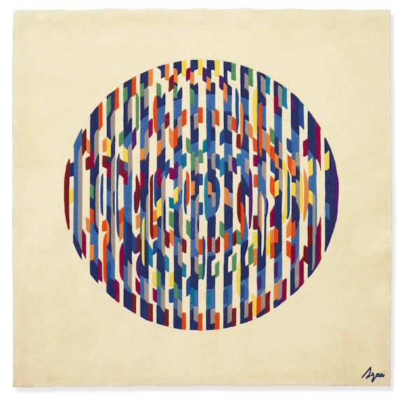Bonhams : Yaacov Agam (born 1928); Festival (Tapestry);