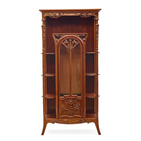 Bonhams : Louis Majorelle (1859-1926) Tiered Clématites Vitrinecirca ...