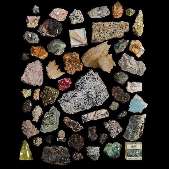 Bonhams : Large Calcite Cluster and Numerous Other Austrian and Swiss ...