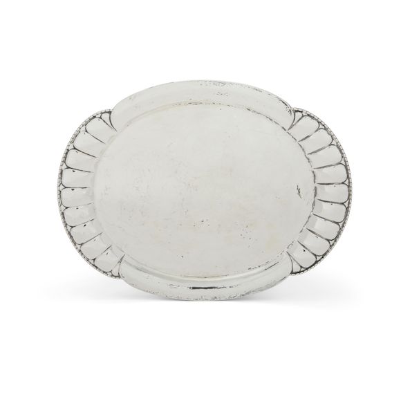 Bonhams : Georg Jensen (1866-1935) Tray1918sterling silver, stamped ...