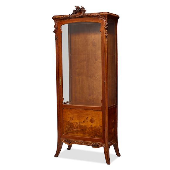 Bonhams : LOUIS MAJORELLE (1859-1926) Clématites Vitrinecirca ...