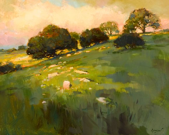 Bonhams : Dan Goozee (born 1943) Cloud Shadows 16 x 20 in. framed 24 x ...