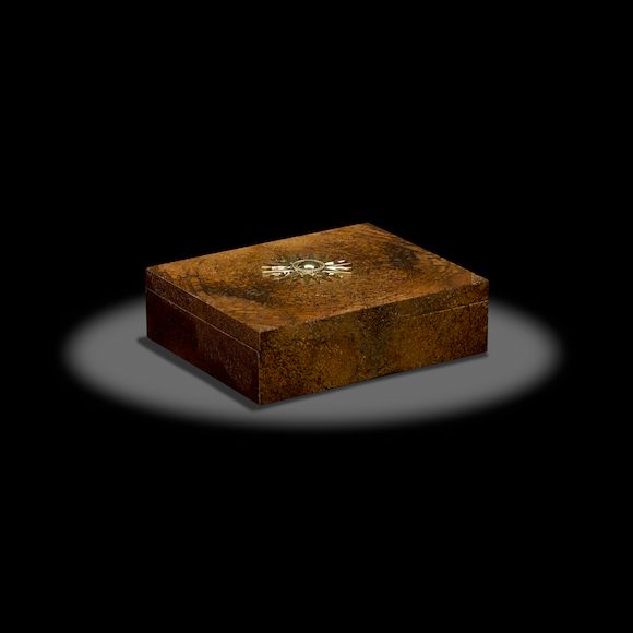 Bonhams : Dinosaur Bone Intarsia Box by Konstantin Libman