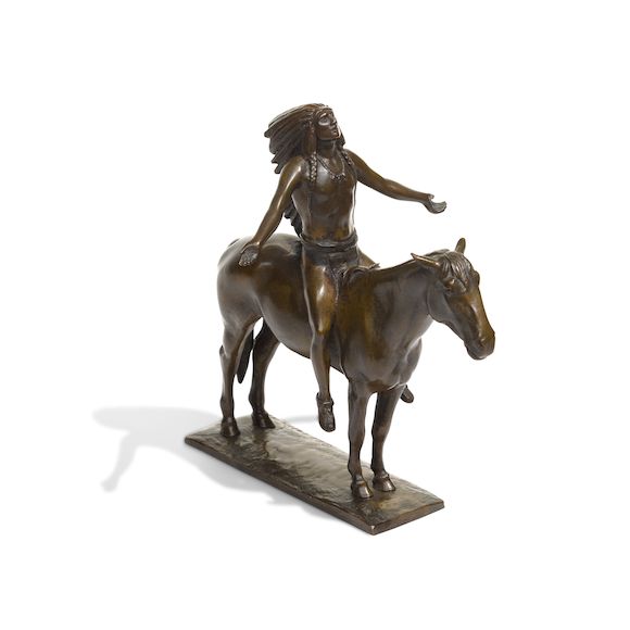 Bonhams : Cyrus Edwin Dallin (1861-1944) Appeal to the Great Spirit 8 3 ...