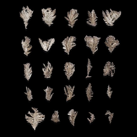 Bonhams : Twenty-five Crystallized Native Silver Specimens