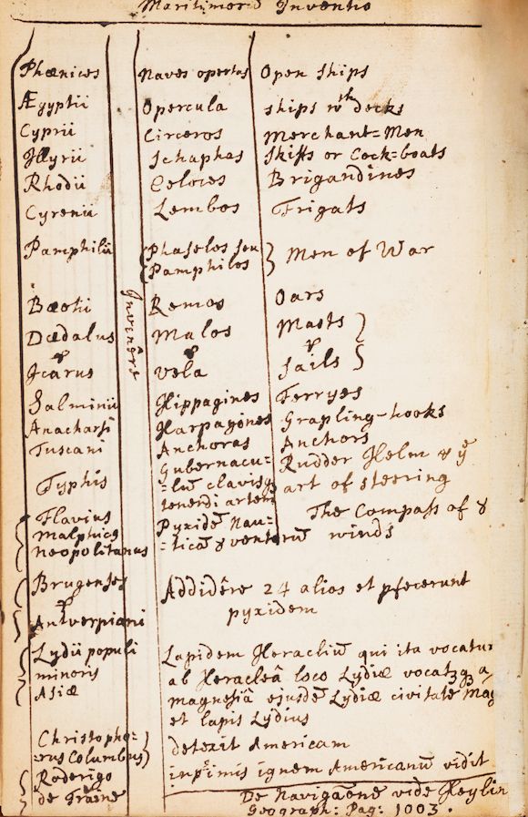 Bonhams : SCIENTIFIC MANUSCRIPT. Scientific manuscript in Latin, with ...