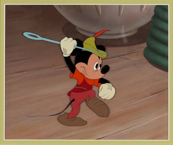 Bonhams : An Animation Cel of Mickey Mouse from Fun and Fancy Free