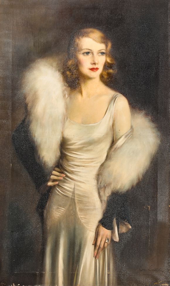 Bonhams Ernest Castelein British 1881 1945 Portrait Of Lady Sylvia