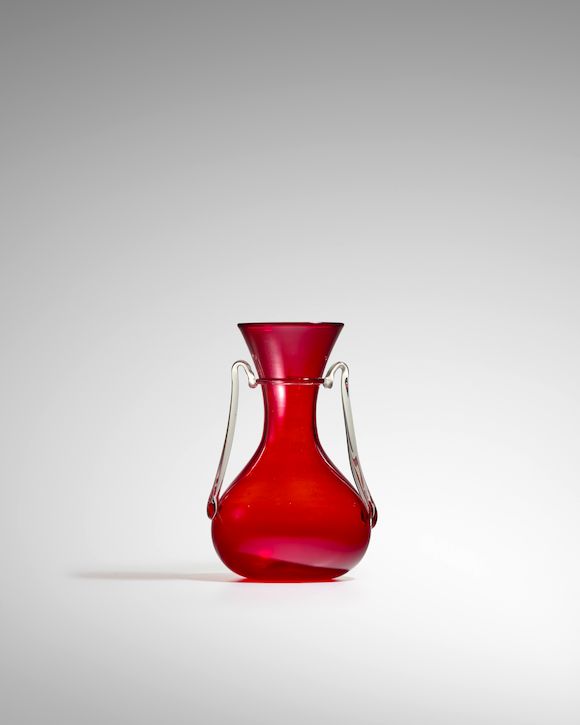 Bonhams : PAOLO VENINI (1895-1959) Rare Vase with Handlescirca 1950for ...