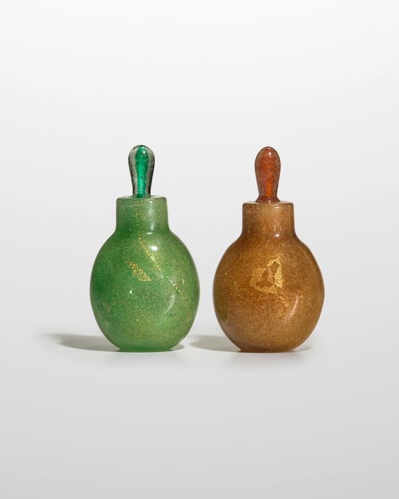 Bonhams : CARLO SCARPA (1906-1978) Two Scent Bottles1934-36model no ...