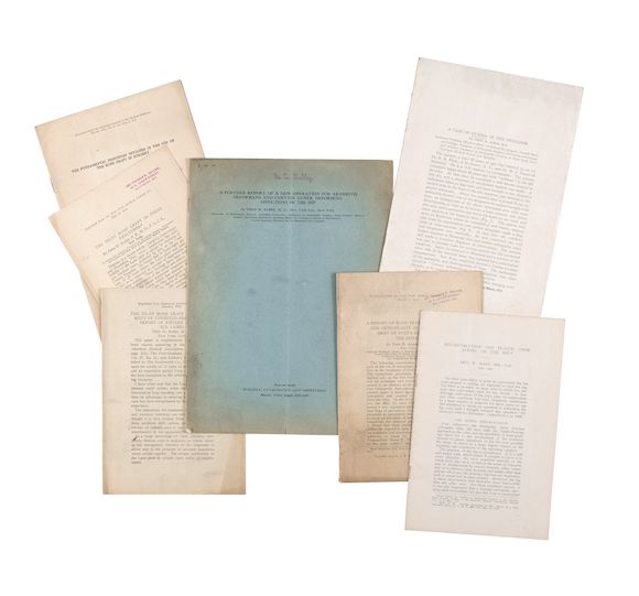 Bonhams : ALBEE, FRED. 1876-1945. 10 offprints and articles