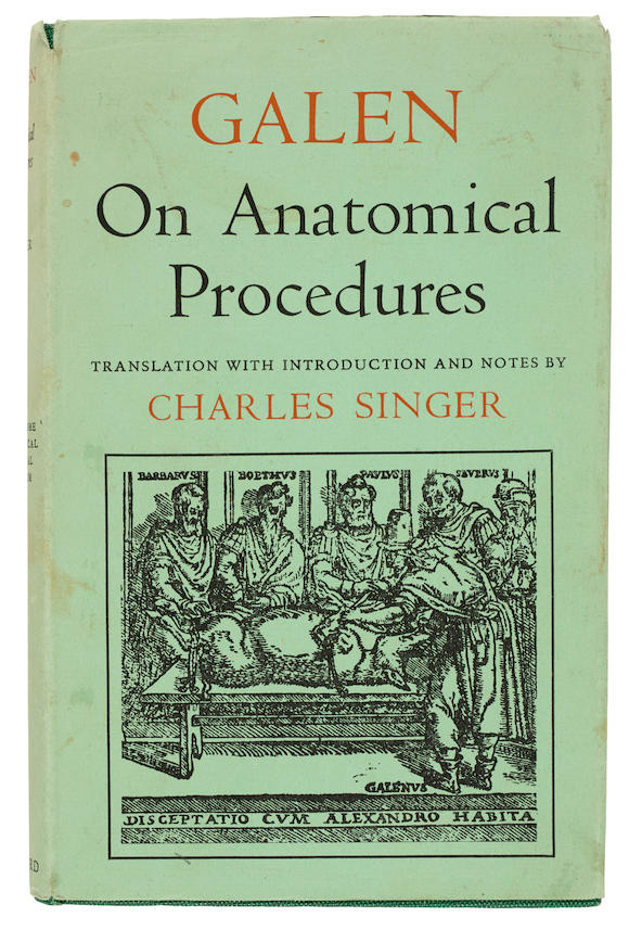 Bonhams : GALENUS, CLAUDIUS. 129-C.216. 7 publications of Galen's life ...