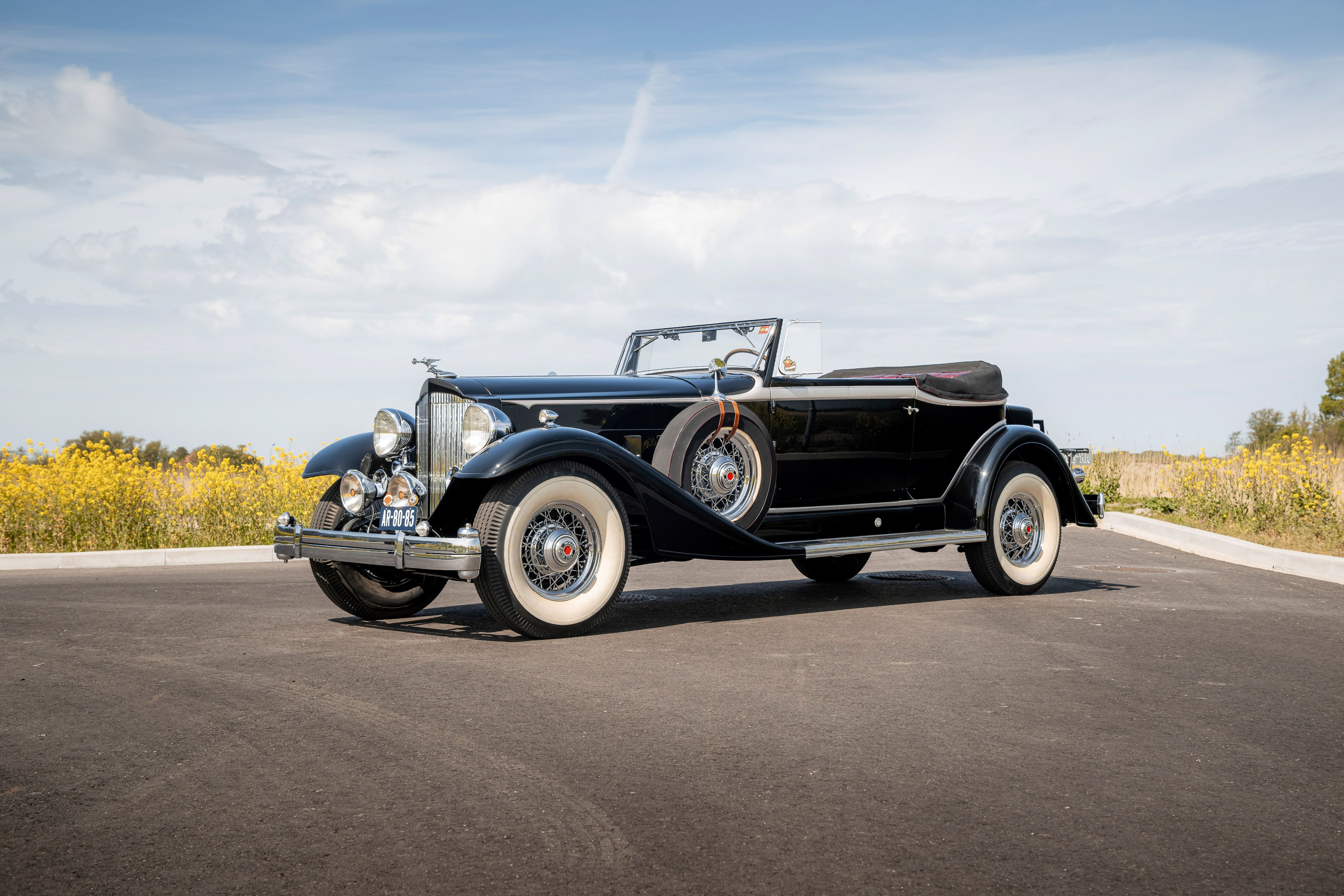 1933 Packard Model 1004 Super Eight Convertible Victoria - auctions ...