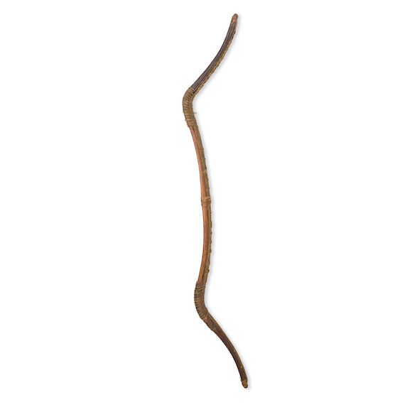 Bonhams : A Bering Sea/Eskimo sinew-backed bow