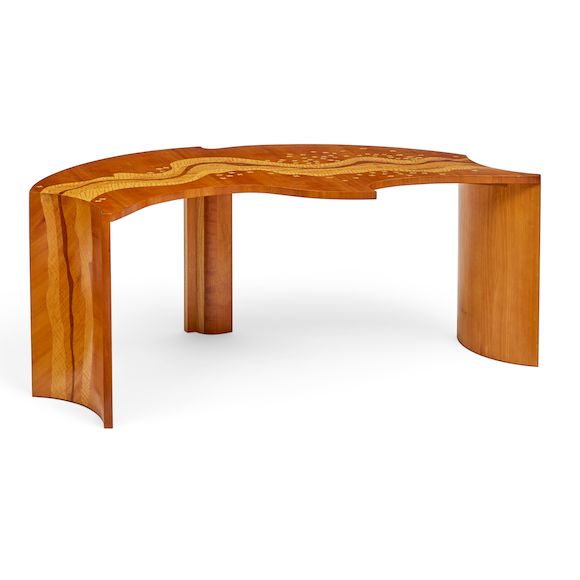 Bonhams : WENDY STAYMAN (BORN 1945) Streamlined With Two Waterfalls ...