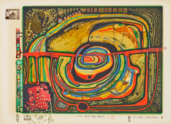 Bonhams : Friedensreich Hundertwasser (1928-2000); Eyebalance Number ...