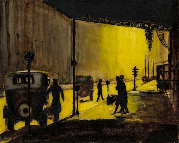 Bonhams : Max Arthur Cohn (1903-1998) New York City Scene 16 x 20 in ...