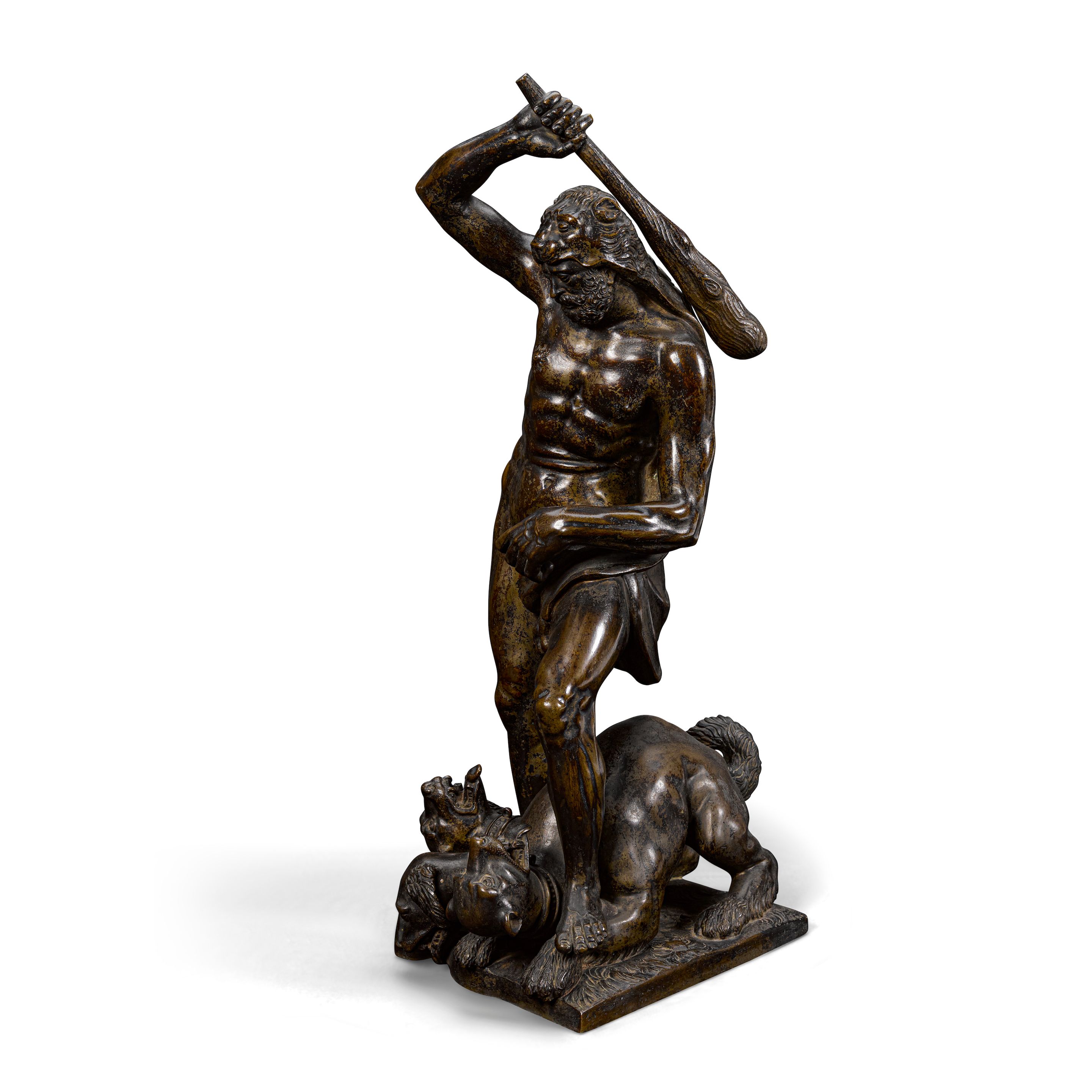 Bonhams : A SOUTH GERMAN PATINATED BRONZE FIGURAL FOUNTAIN GROUP OF ...