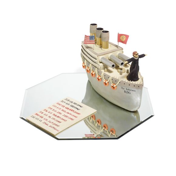 Bonhams : A RUTH BADER GINSBURG CAKE TOPPER BY SYLVIA WEINSTOCK ...