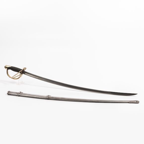 Bonhams Skinner : U.S. Model 1860 Light Cavalry Saber and Scabbard