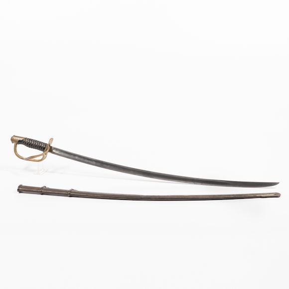 Bonhams Skinner : U.S. Model 1860 Light Cavalry Saber and Scabbard