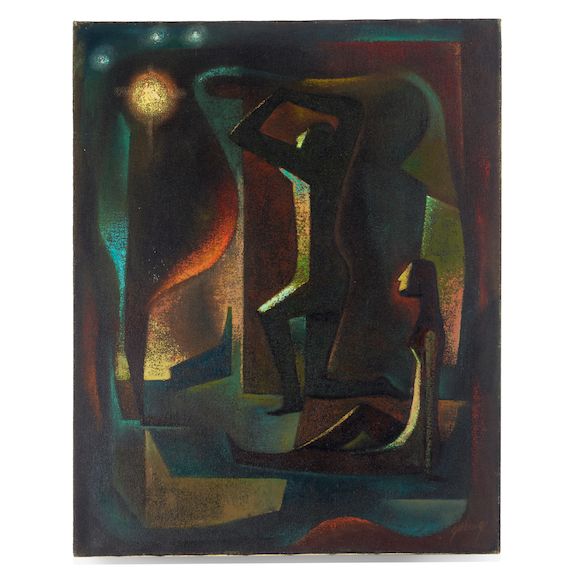 Bonhams : KENNETH GOEHRING (1919-2007) Hope for Tomorrow, 1954