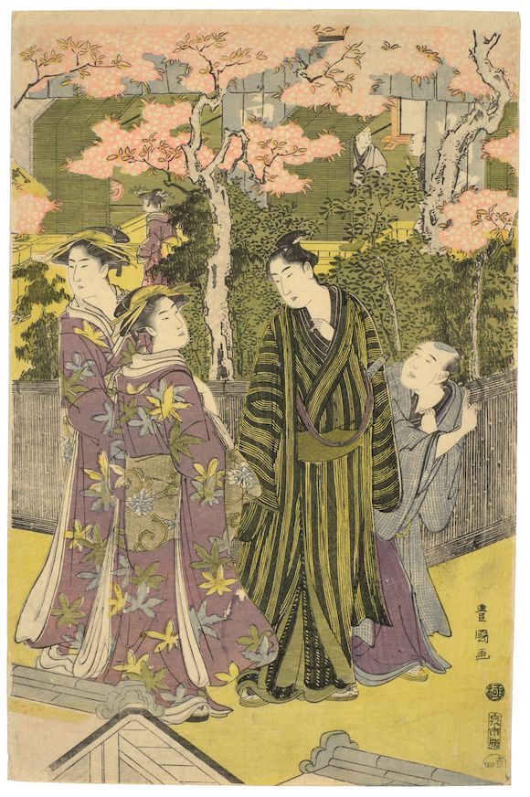 Bonhams : UTAGAWA TOYOKUNI I (1769-1825) Edo period (1615-1868), circa ...