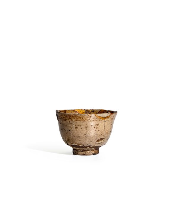 Bonhams : A KARATSU CHAWAN (TEA BOWL) WITH YOBITSUGI (BORROWED PATCHES ...