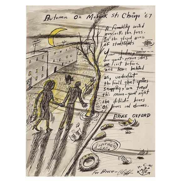 Bonhams : HORACE CLIFFORD WESTERMANN (1922-1981) Autumn on Mohawk St ...