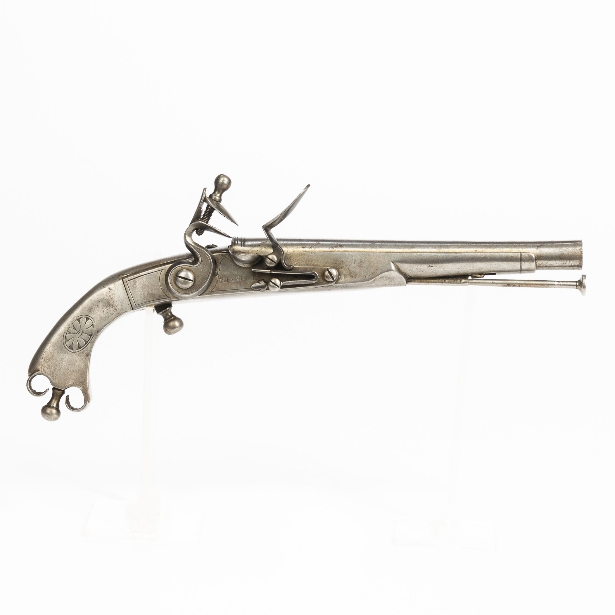 Bonhams Skinner : Steel Royal Highland Regiment Flintlock Pistol by ...