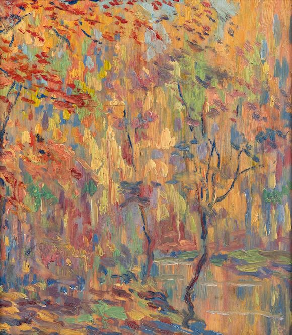 Bonhams Skinner : Daniel Putnam Brinley (1879-1963) Autumn Landscape ...