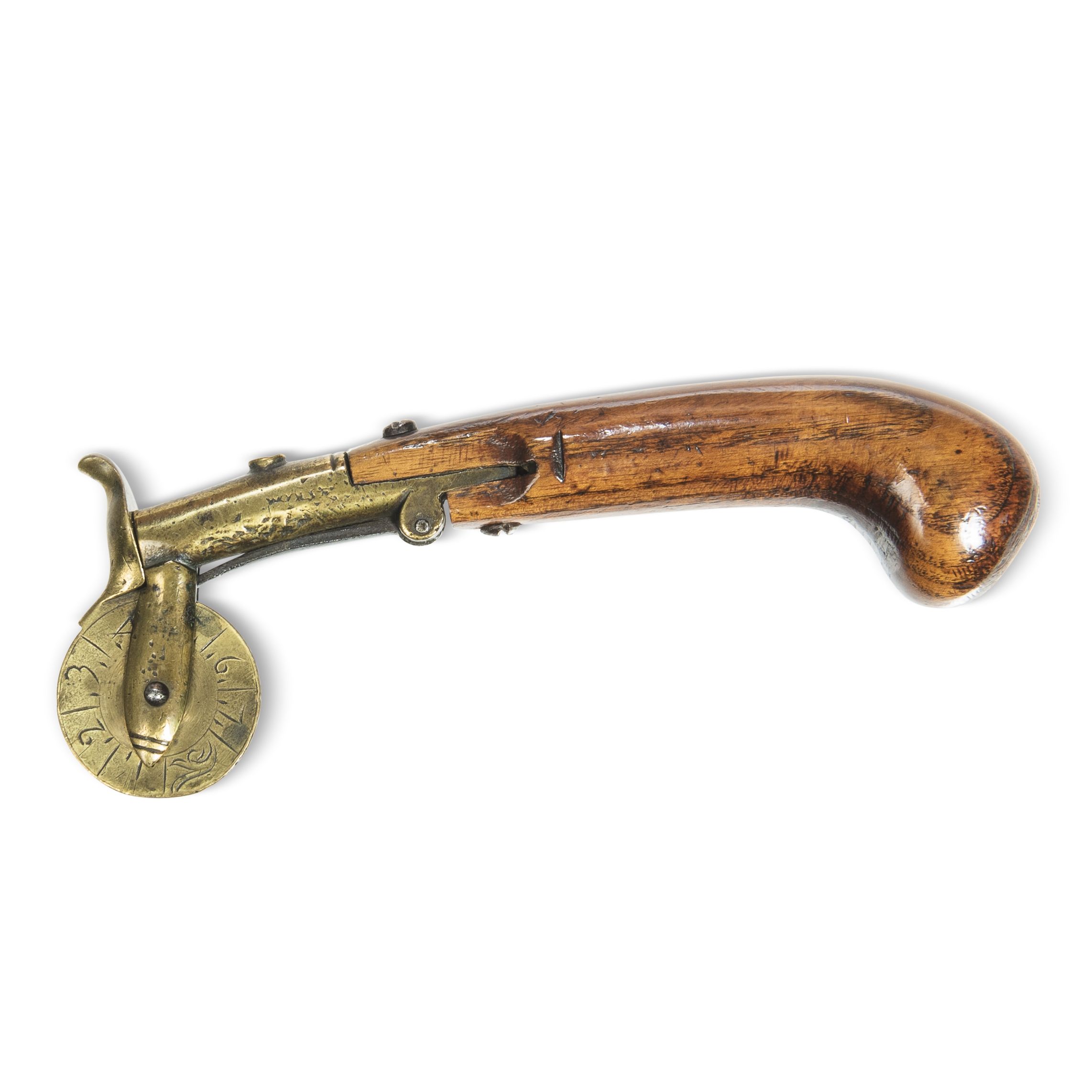 Bonhams Skinner : Brass Wheel Powder Tester