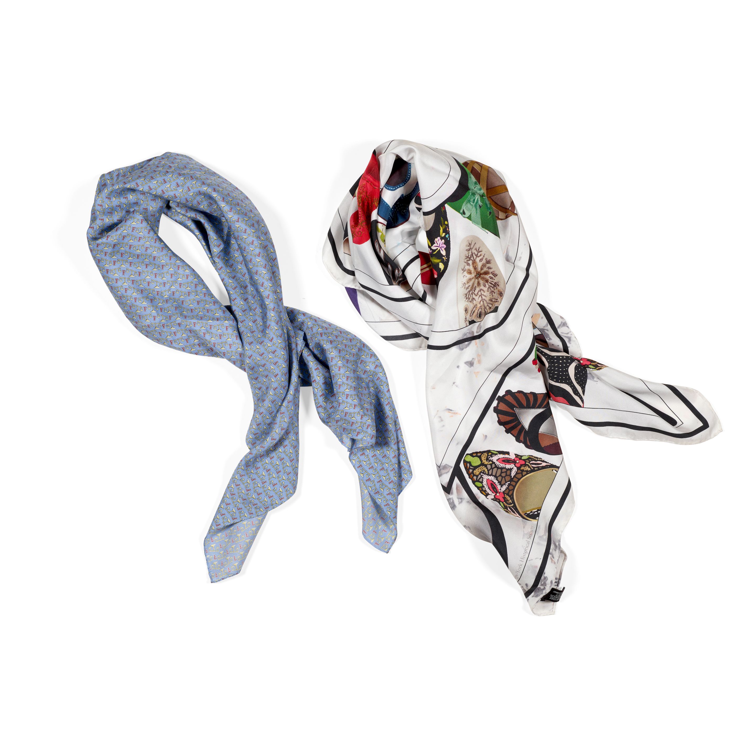 Bonhams : A PAIR OF RUTH BADER GINSBURG SILK SCARVES. The first bearing ...