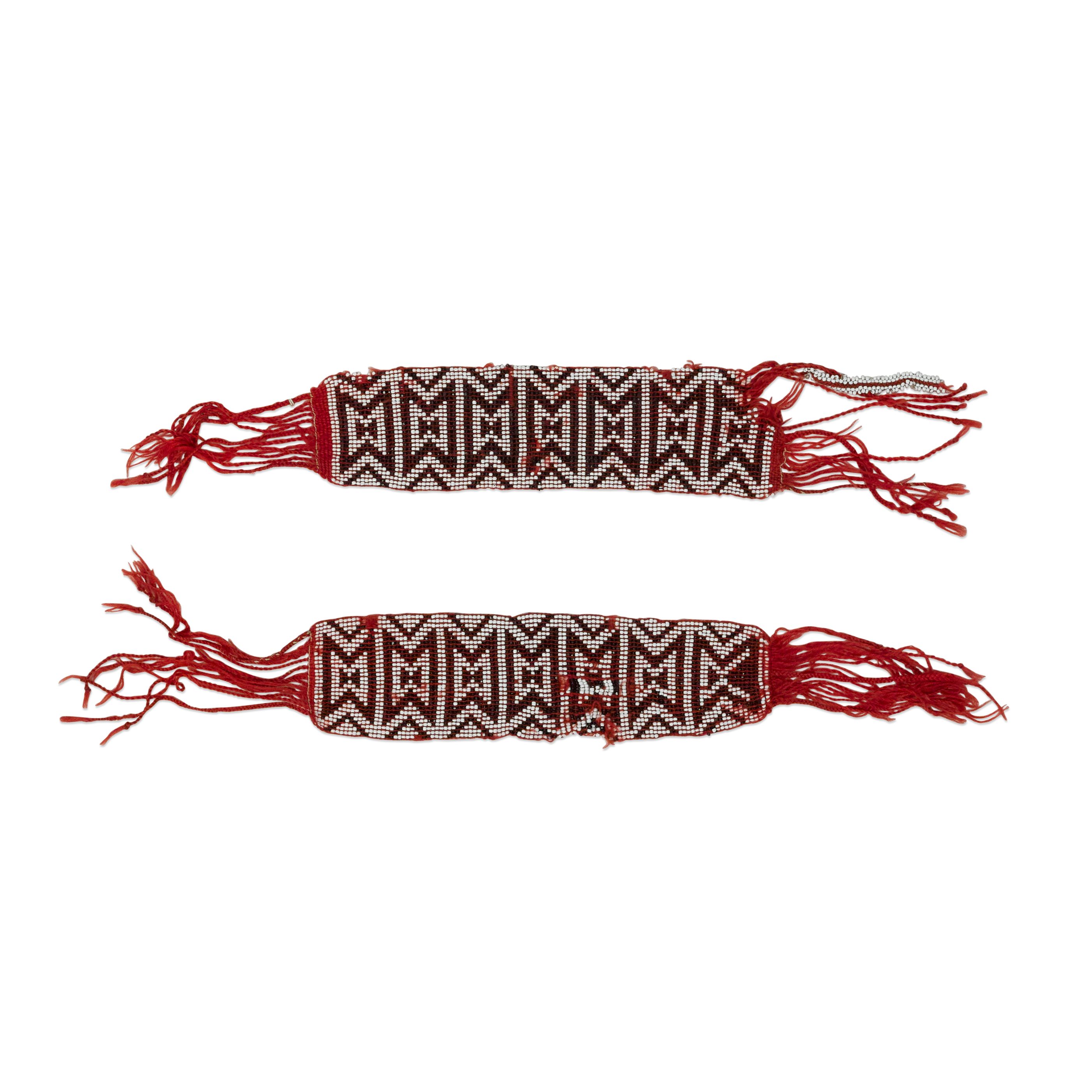 Bonhams : A pair of Haudenosaunee (Iroquois) garters
