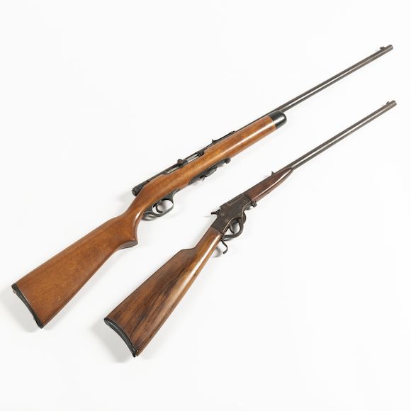 Bonhams Skinner : Two .22 Caliber Rifles Curio or Relic firearm