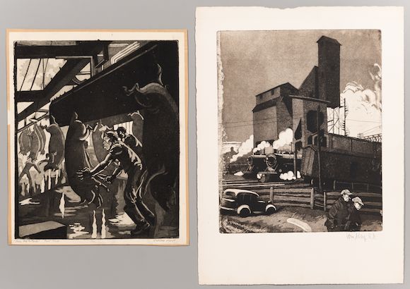 Bonhams Skinner : William Sharp (1900-1961); Two Prints: From Pig to ...