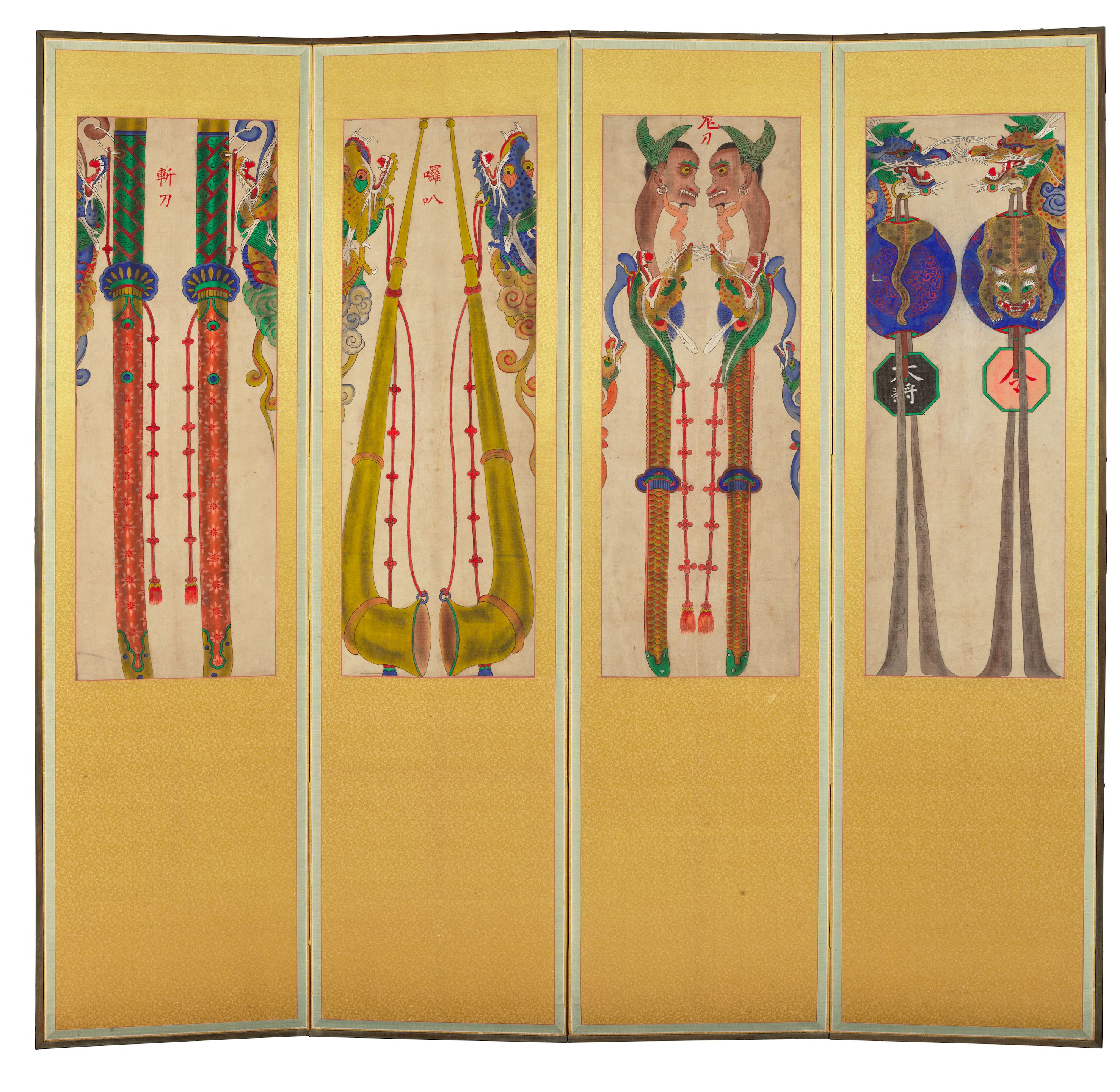 Bonhams : ANONYMOUS (16TH CENTURY) Military Banners and InsigniaJoseon ...