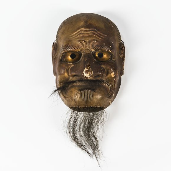 Bonhams Skinner : Noh Mask of Beshimi Akujo