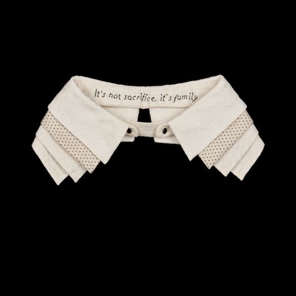 Bonhams : A RUTH BADER GINSBURG CLOTH JUDICIAL COLLAR. Layered white ...