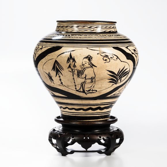 Bonhams Skinner : Cizhou Ware Wine Jar