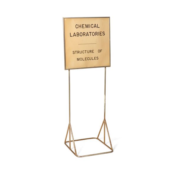 Bonhams : ORIGINAL SIGN FROM PAULING'S 1950s CALTECH EXHIBIT PAULING ...