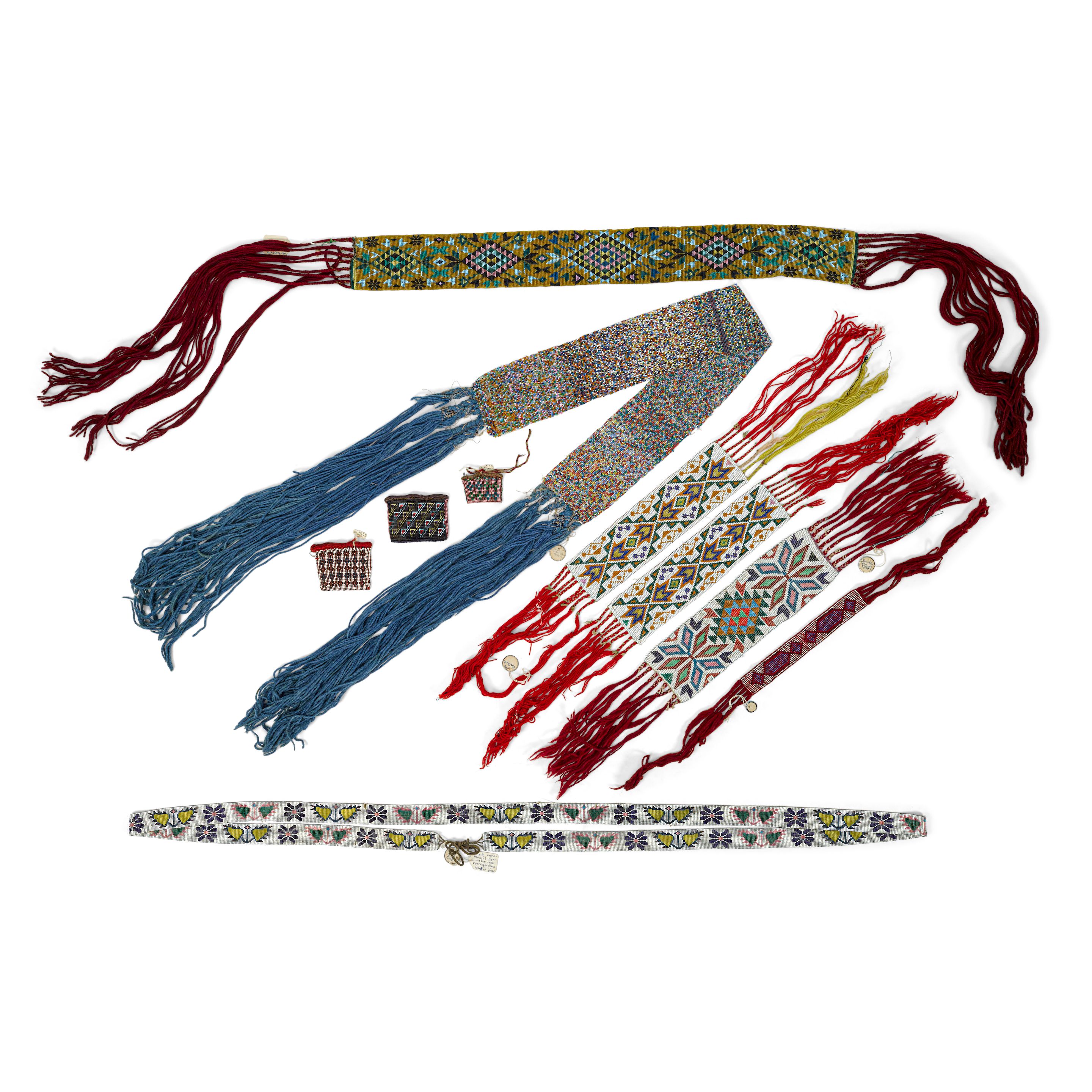 Bonhams : A collection of Sauk and Meskwaki (Sac and Fox) beaded sashes ...