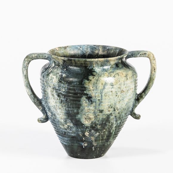 Bonhams Skinner : Carved Stone Jar