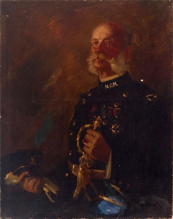 Bonhams : PORTRAIT OF COL. JOHN H. SOPER WITH PRESENTATION SWORD ...