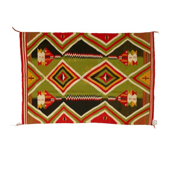 Bonhams : A Diné (Navajo) Late Classic weaving
